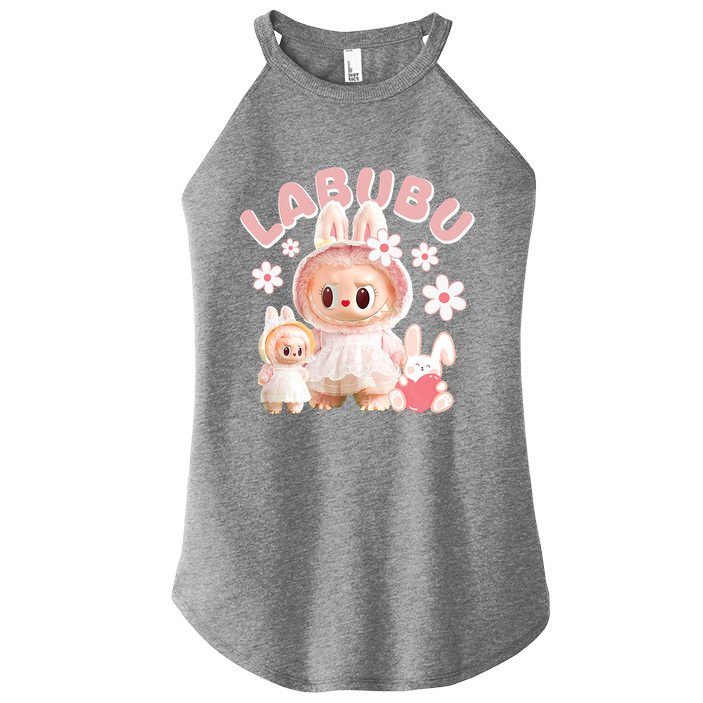 Funny Labubu Cute Labubu The Monsters Meme Womens Perfect Tri Rocker